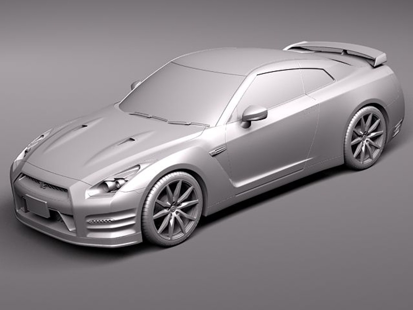3d Model Nissan Gtr Gt-r 2011
