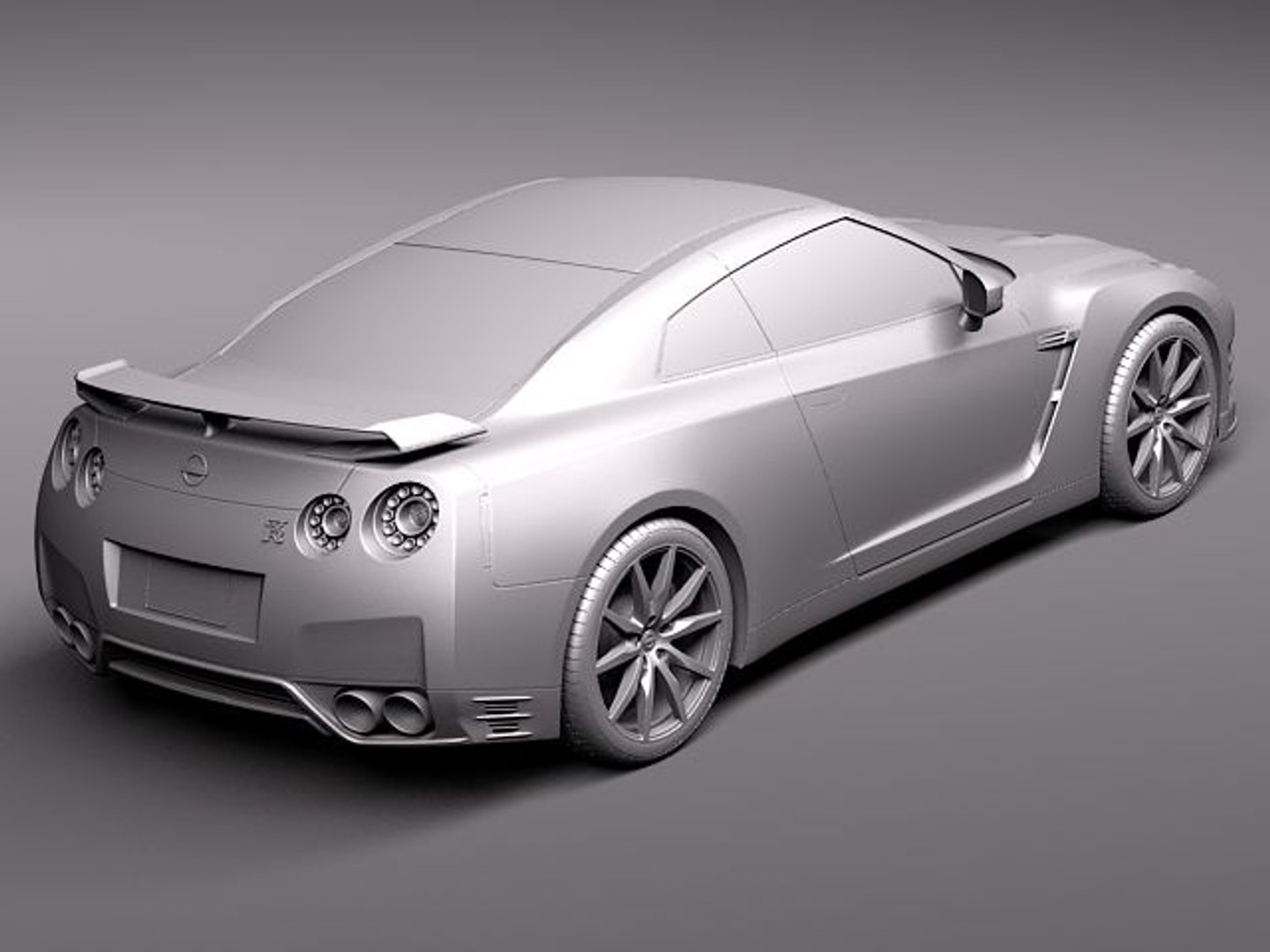 3d Model Nissan Gtr Gt-r 2011