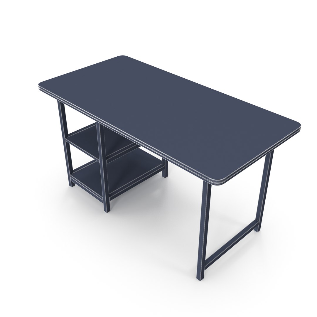 Modern Office Workstation Table 3D Model - TurboSquid 2166267
