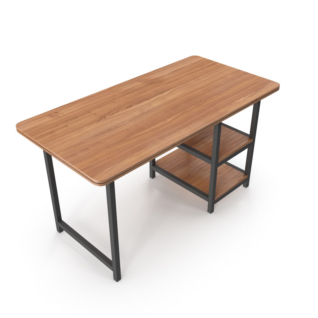 Modern Office Workstation Table 3D Model - TurboSquid 2166267