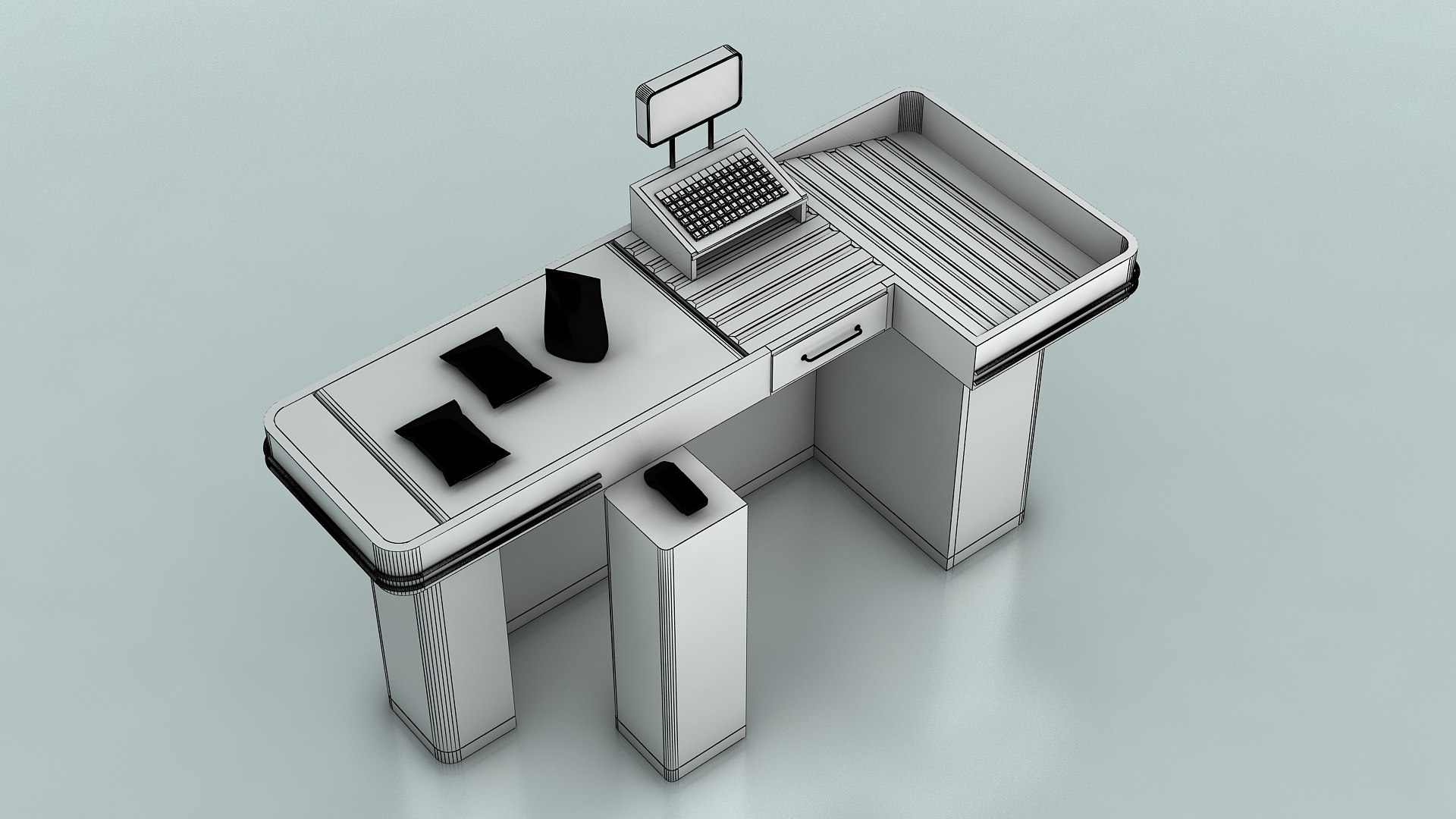 Supermarket Collection With Goods 3D Model - TurboSquid 2436687