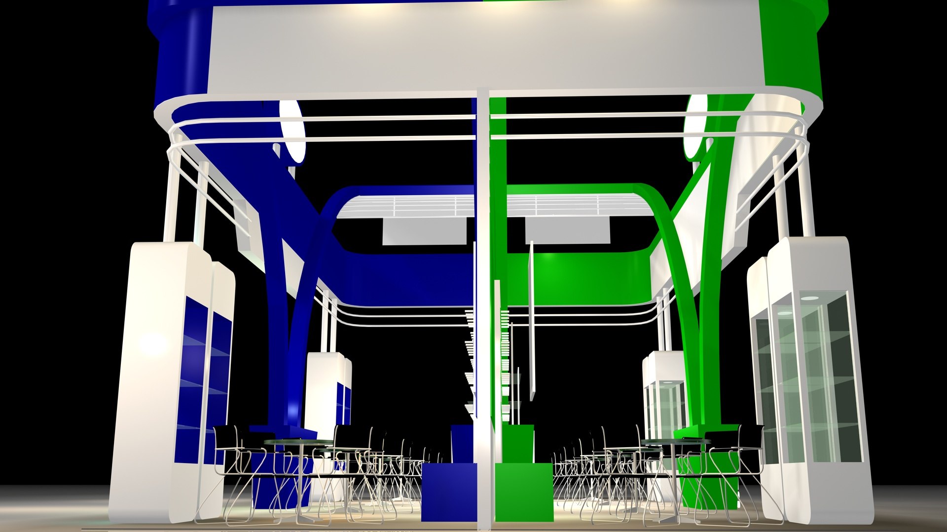 3D 4 Side Open Stand - TurboSquid 1991080