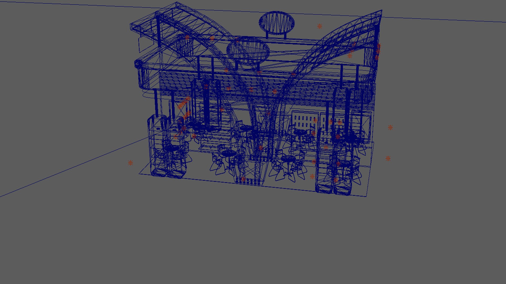 3D 4 Side Open Stand - TurboSquid 1991080