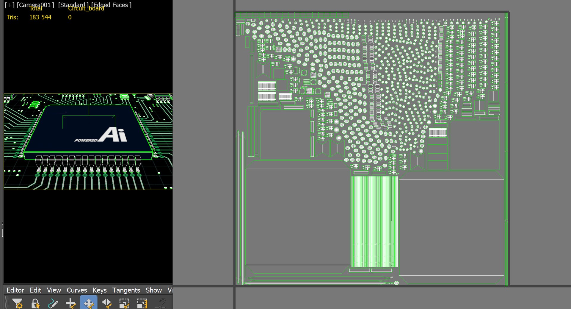 Ai Electronic Circuit PBR 3D Model - TurboSquid 2094133