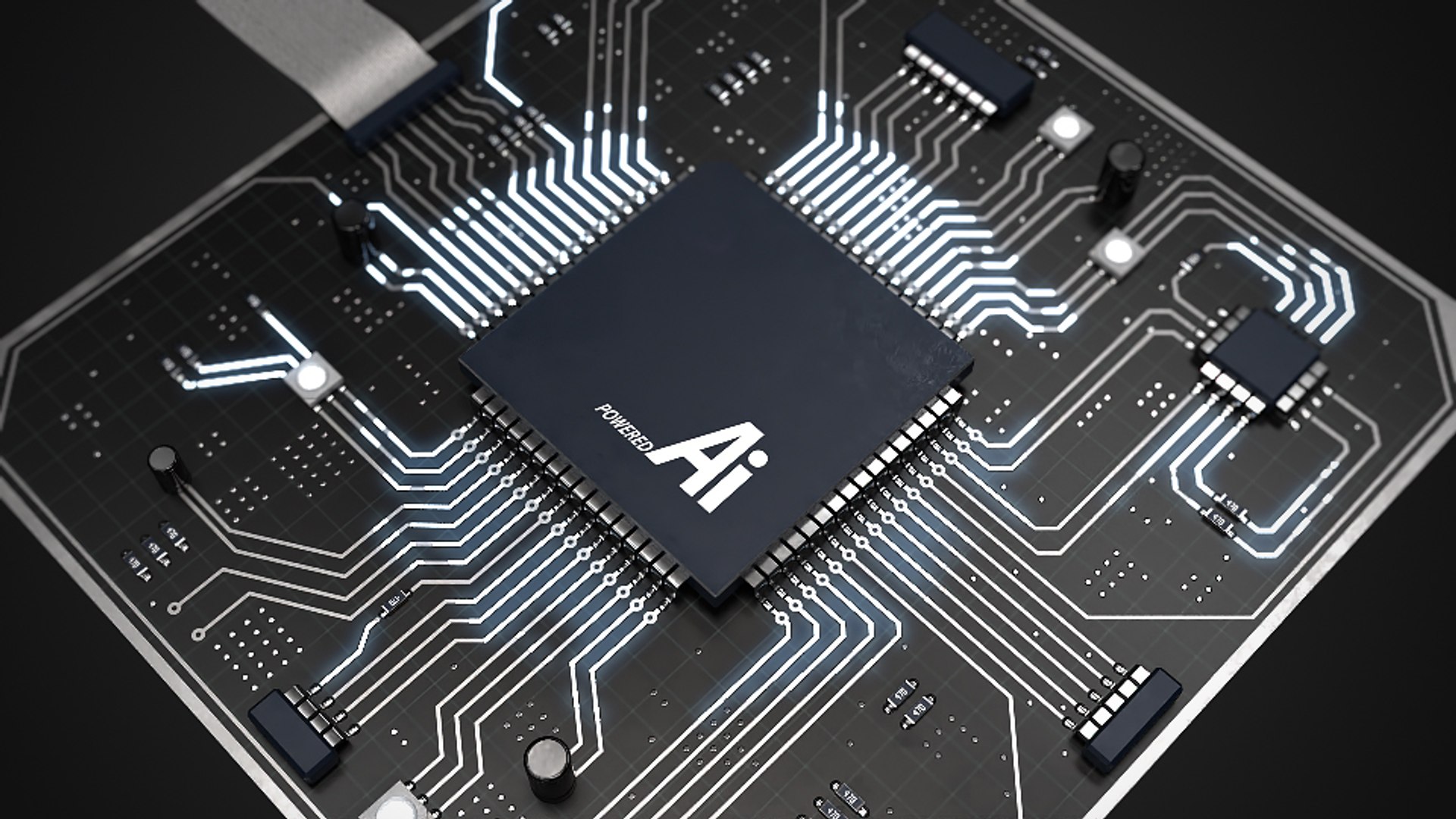 Ai Electronic Circuit PBR 3D Model - TurboSquid 2094133