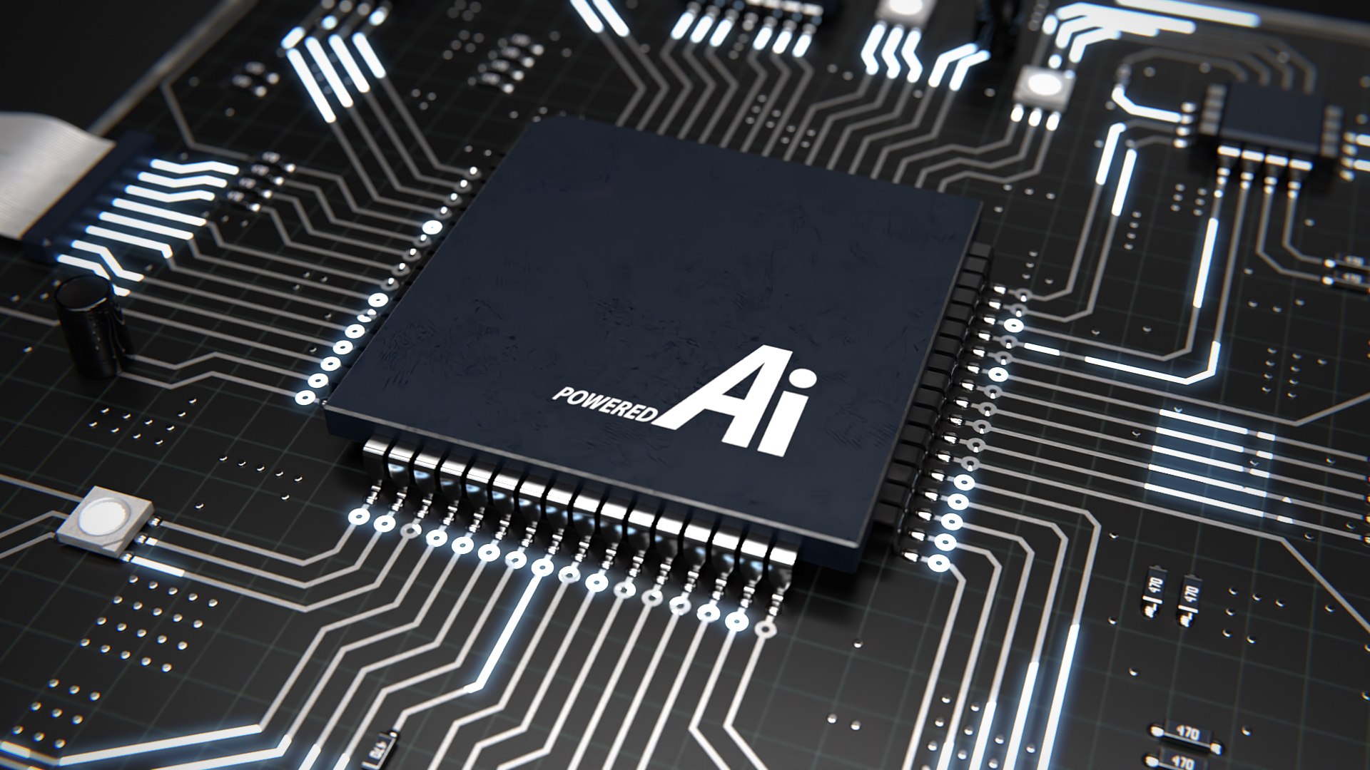 Ai Electronic Circuit PBR 3D Model - TurboSquid 2094133