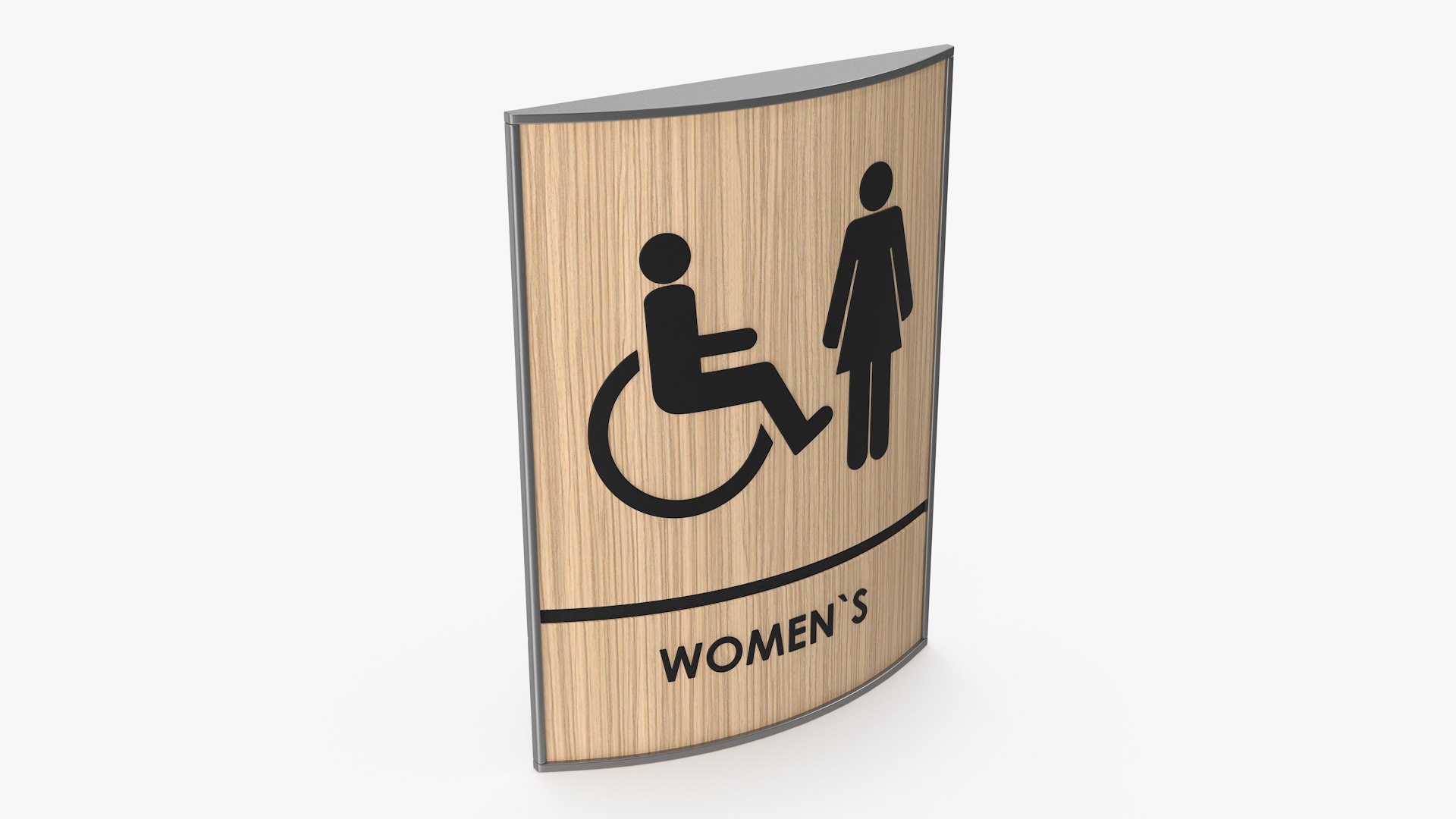 3D Womens Accessible Restroom Sign - TurboSquid 2042736