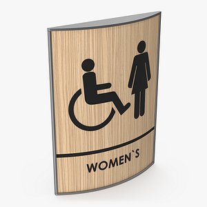3D Toilet Sign Models - Browse & Download Formats - TurboSquid