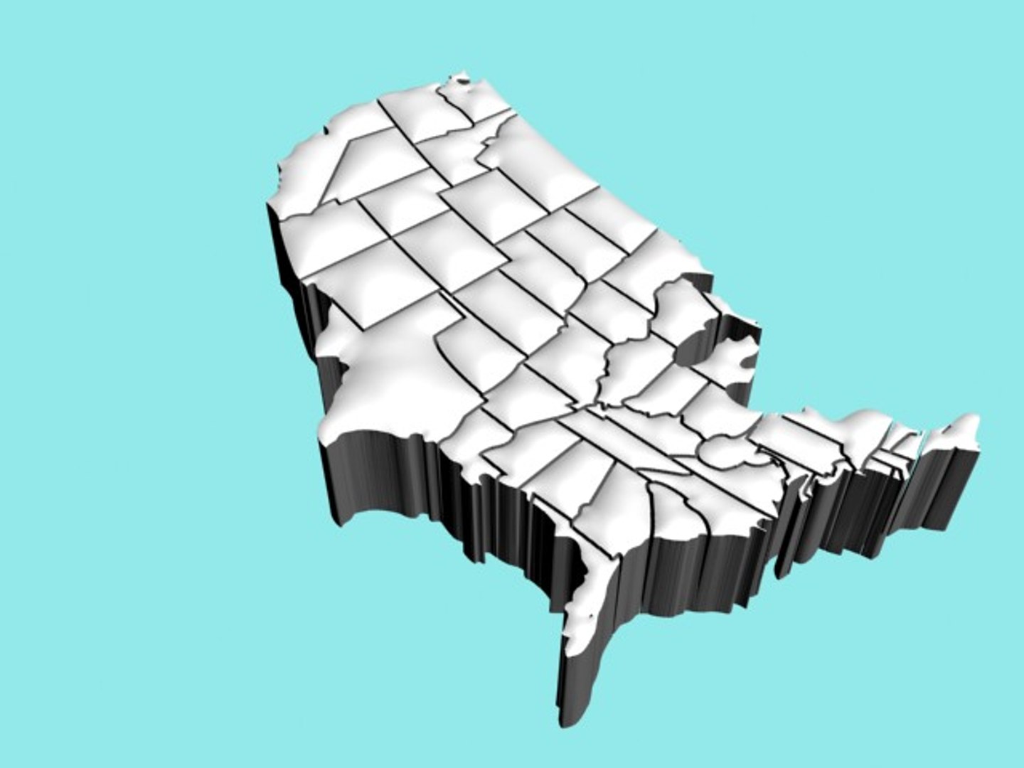 Usa Animation 3d Model