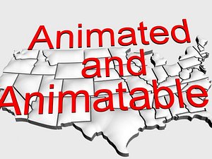 Animated United States Map 3D Models for Download | TurboSquid