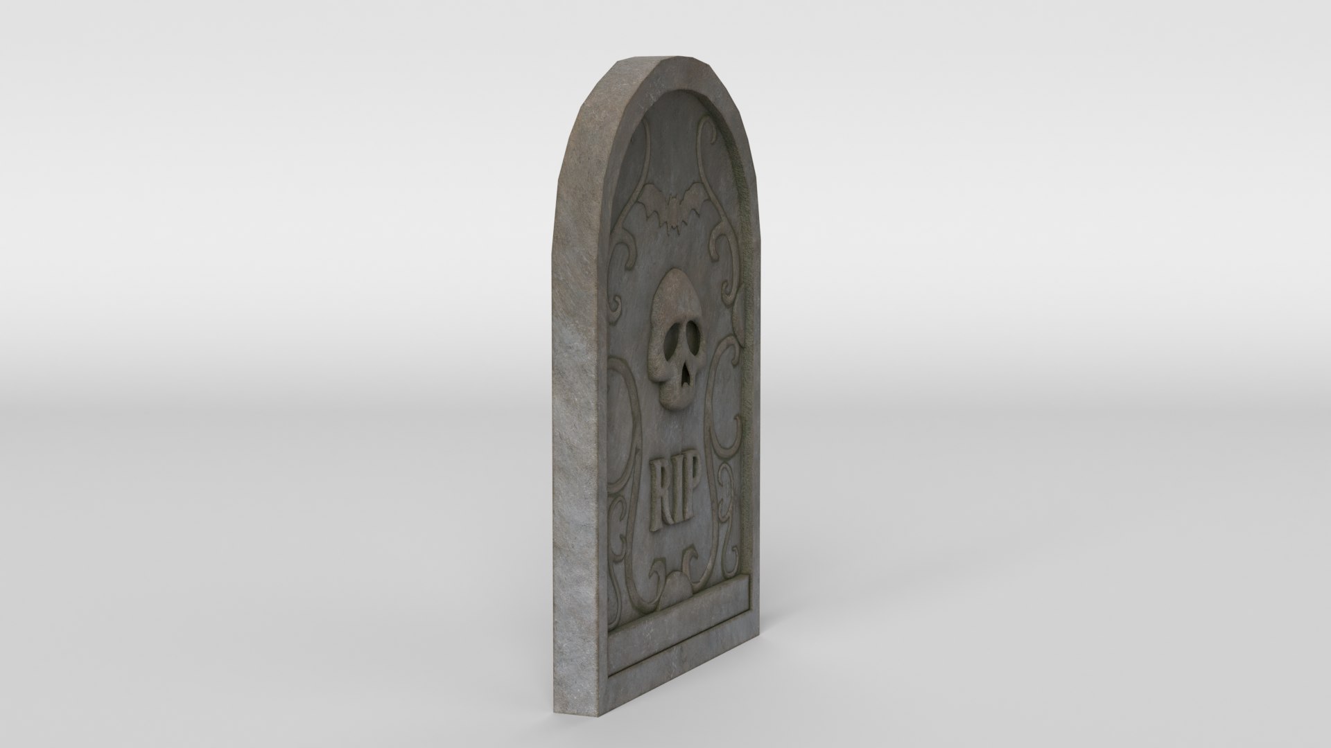 3D Gravestone Grave Model - TurboSquid 1612923