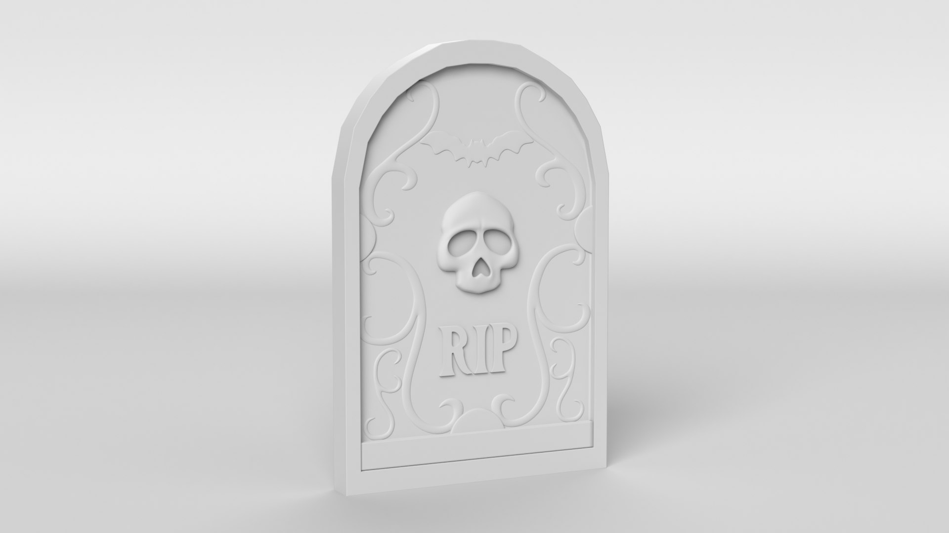 3D Gravestone Grave Model - TurboSquid 1612923