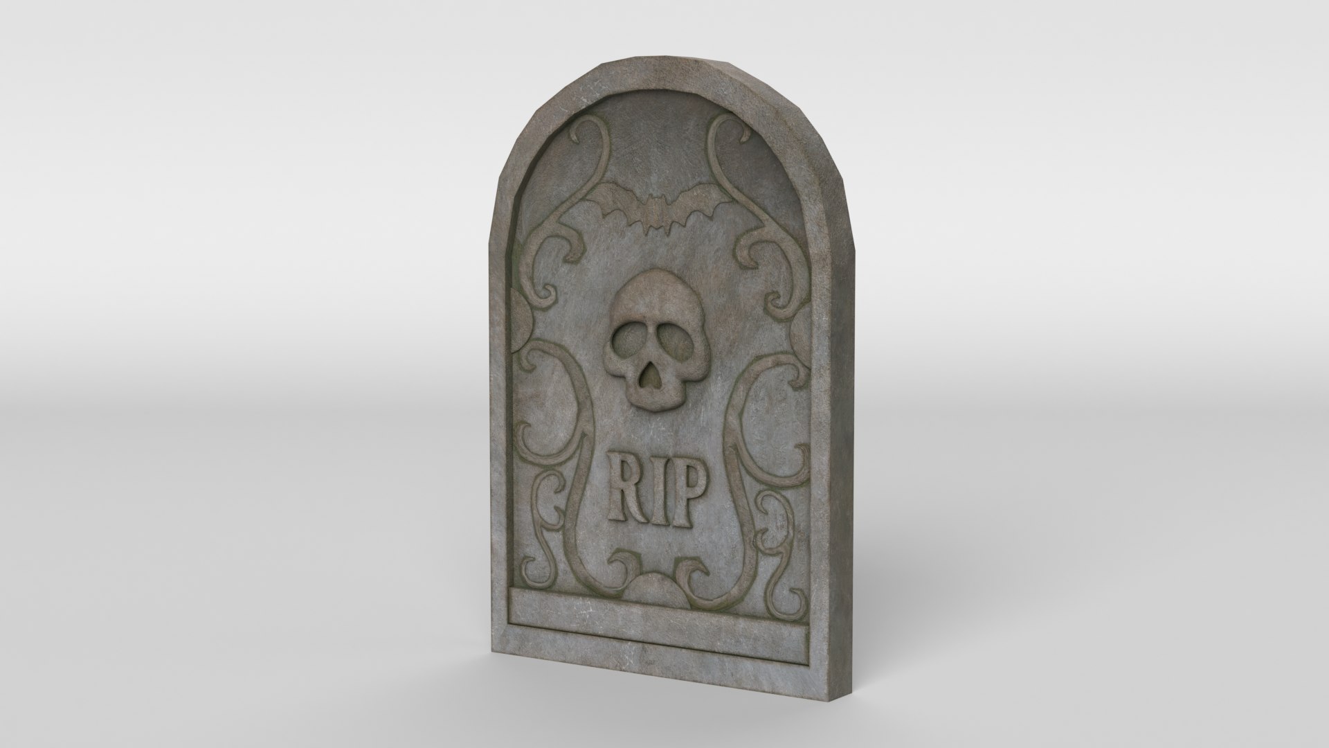 3D Gravestone Grave Model - TurboSquid 1612923