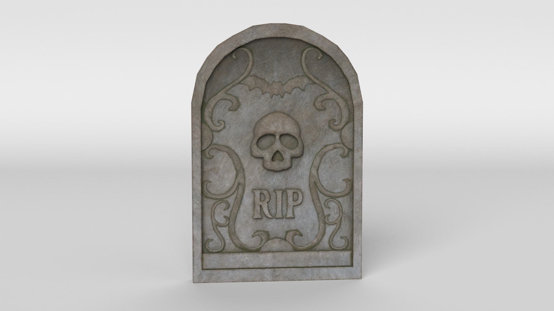 3D Gravestone Grave Model - TurboSquid 1612923