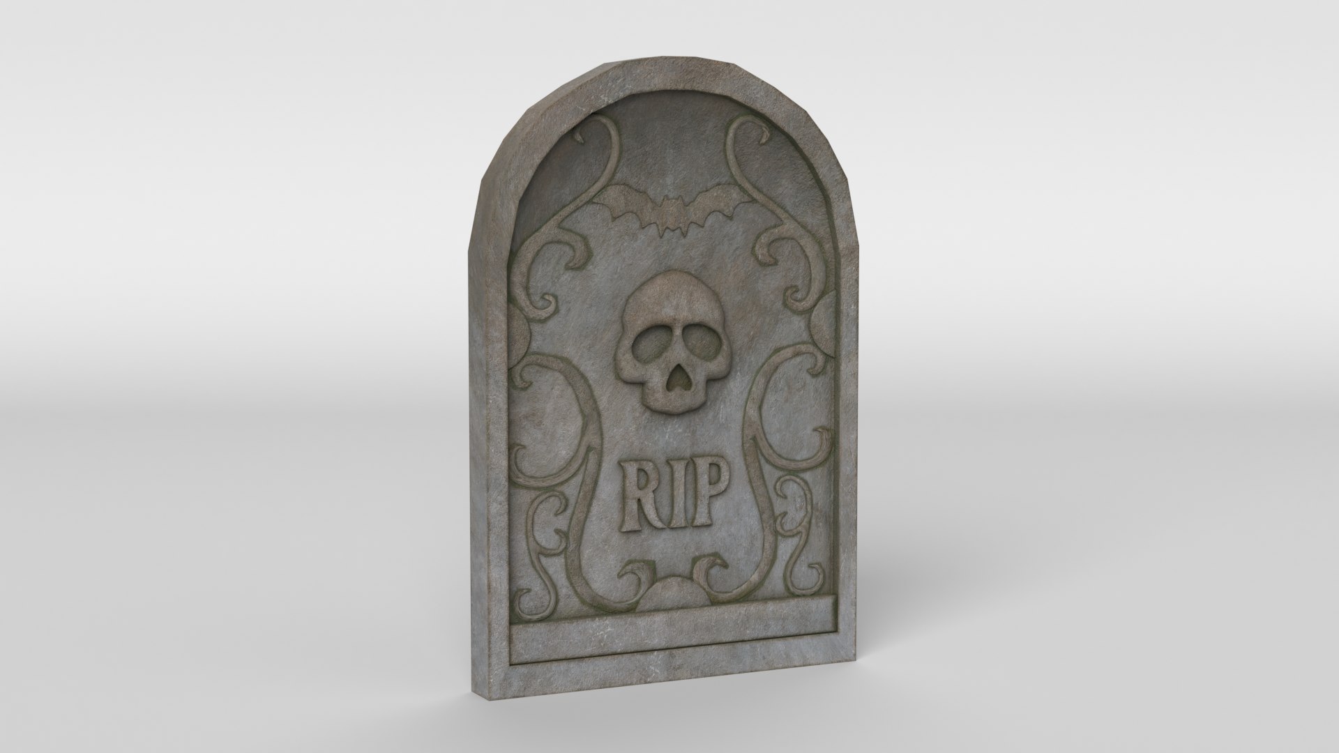 3D Gravestone Grave Model - TurboSquid 1612923