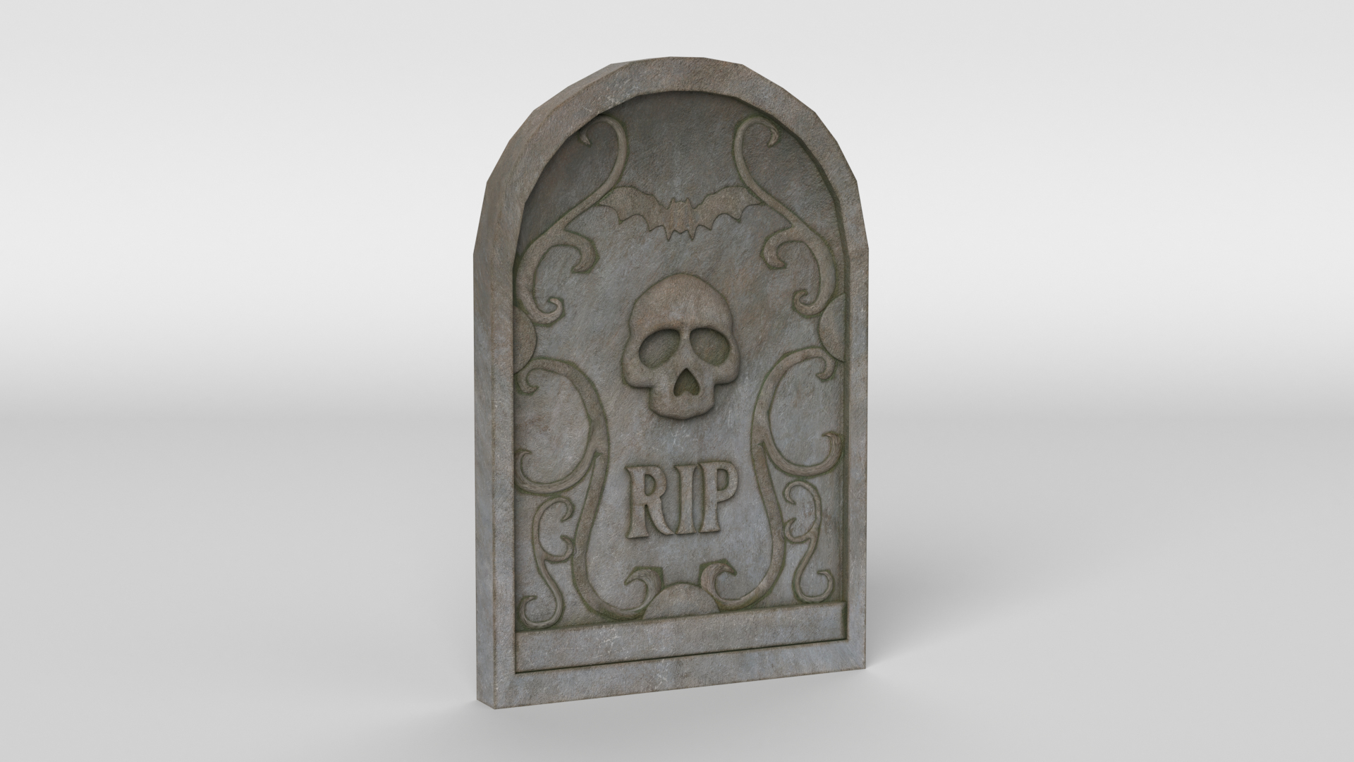 3D Gravestone Grave Model - TurboSquid 1612923