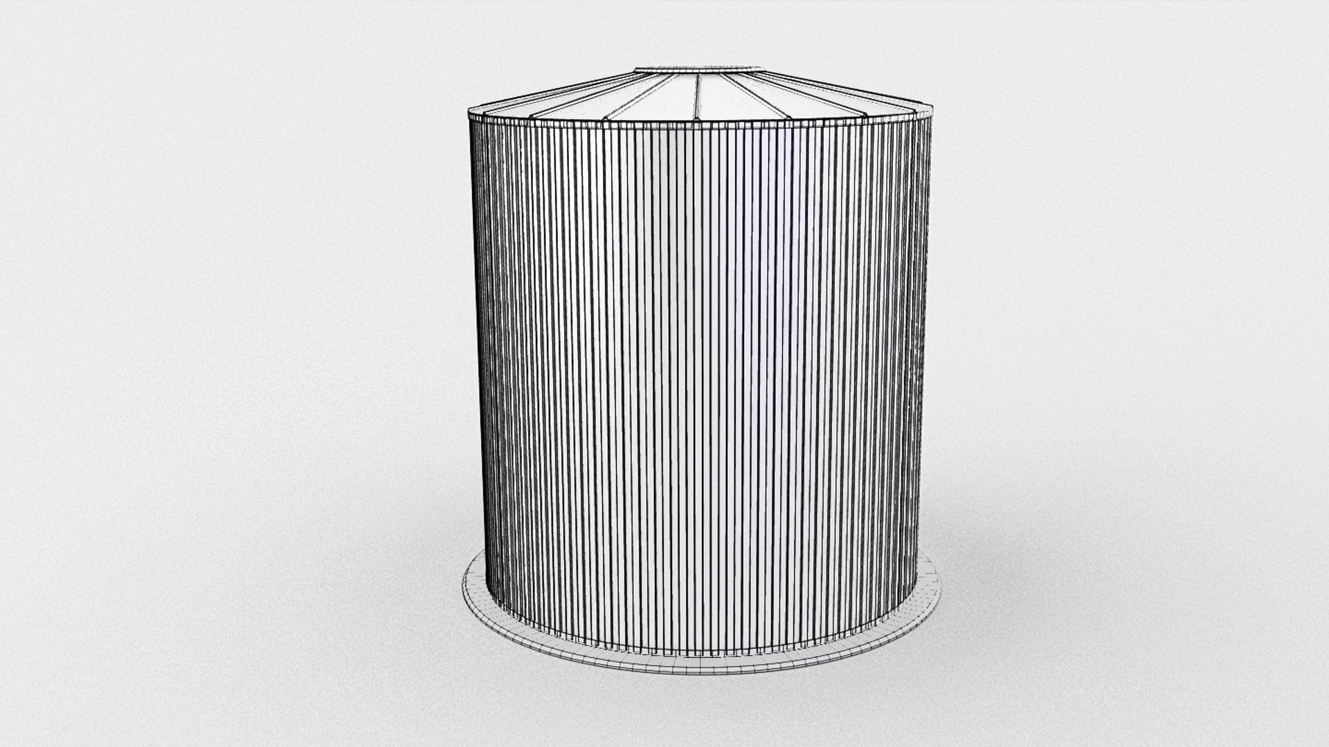 3D model silos farm - TurboSquid 1528700