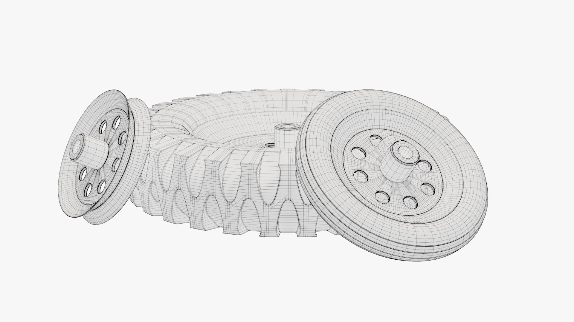 3D Metallic Toy Kit Wheels - TurboSquid 1817515
