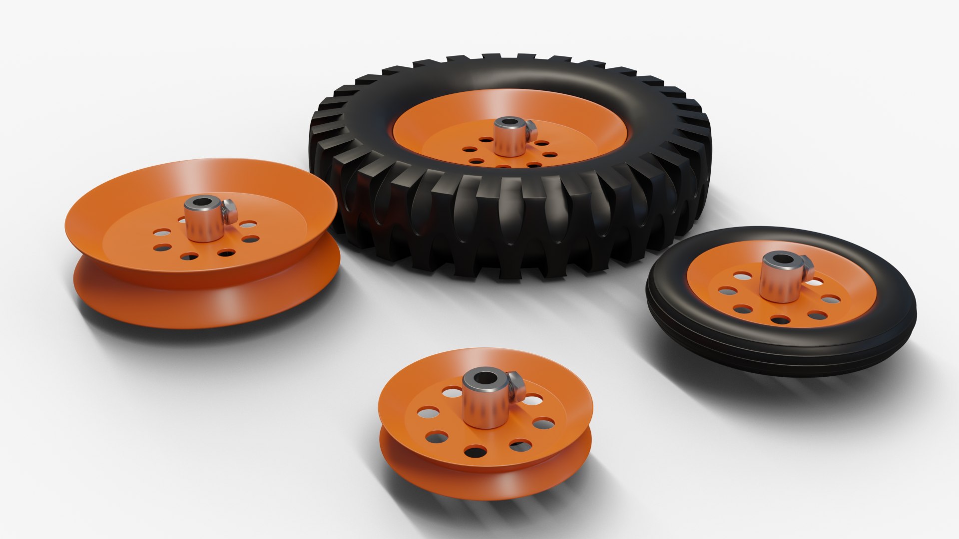 3D Metallic Toy Kit Wheels - TurboSquid 1817515