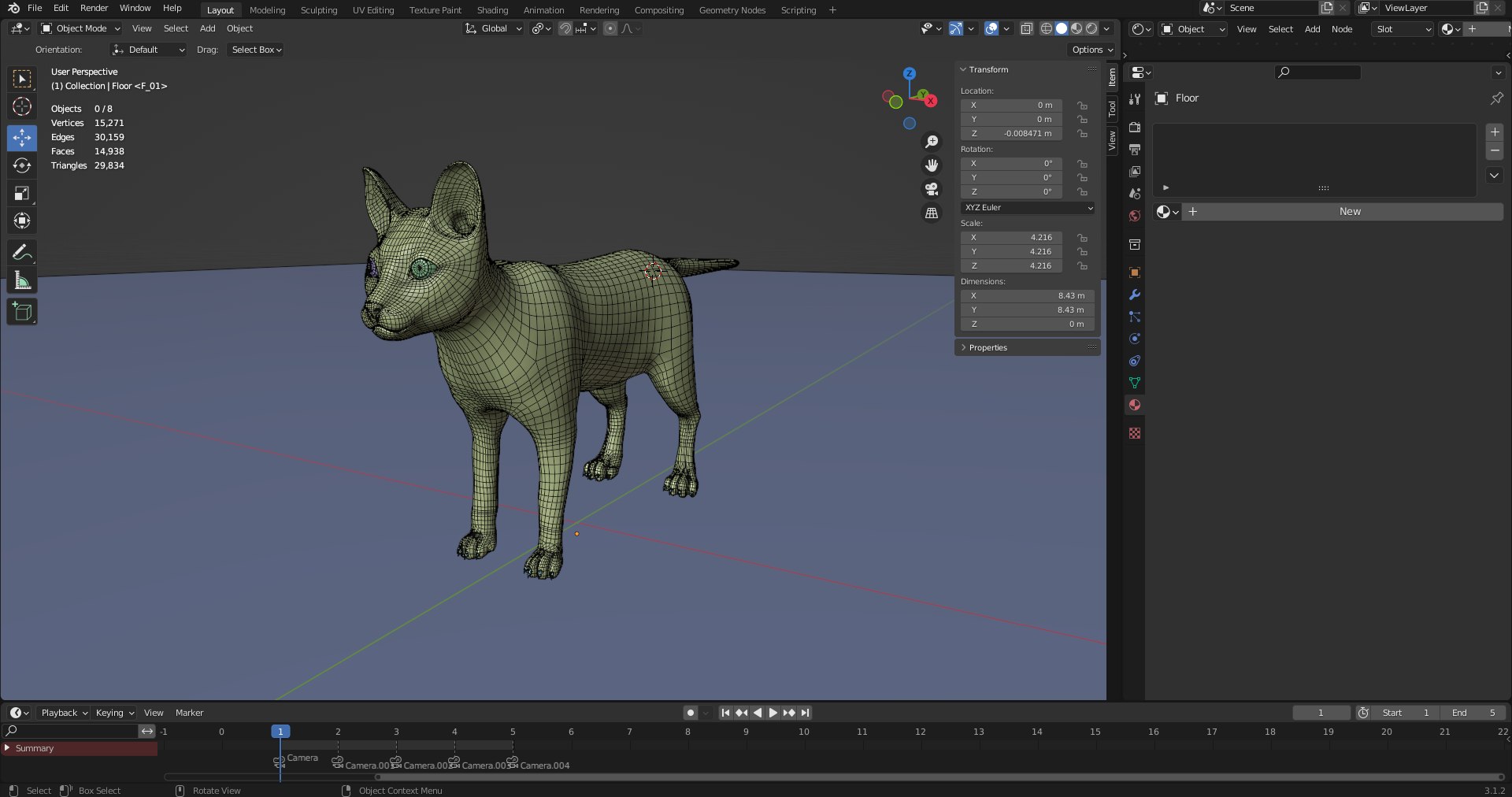 Cat Black Rigged In Blender 3D - TurboSquid 1984120