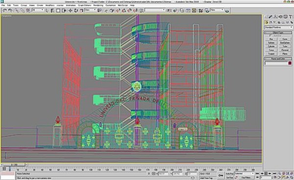 school building 3d max