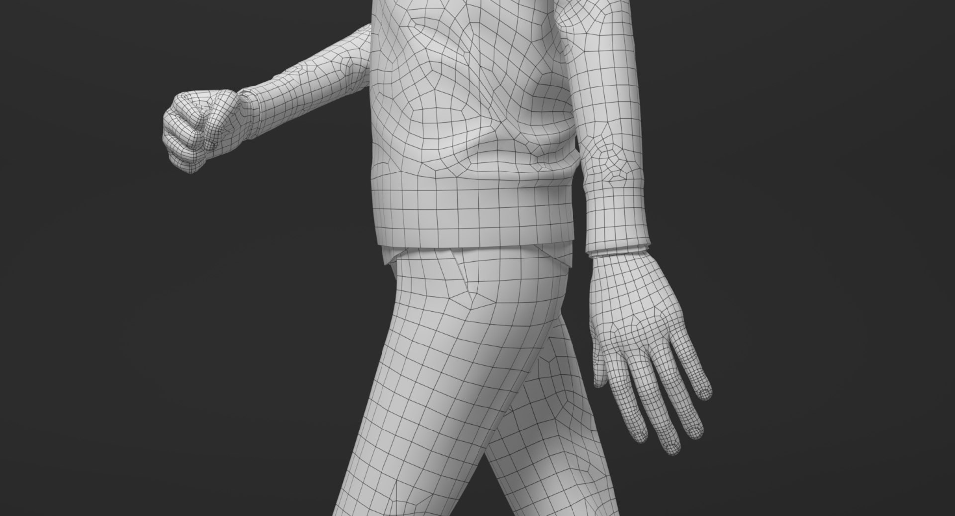 3D Office Guy Cartoon Tall Model - TurboSquid 1305083