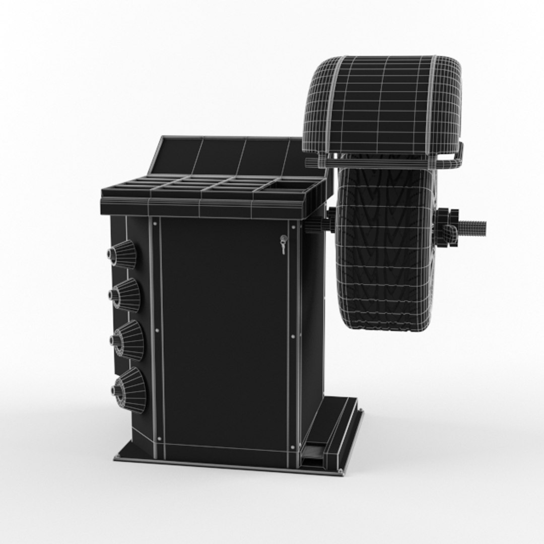 Wheel Balancer 3D Model - TurboSquid 1350541