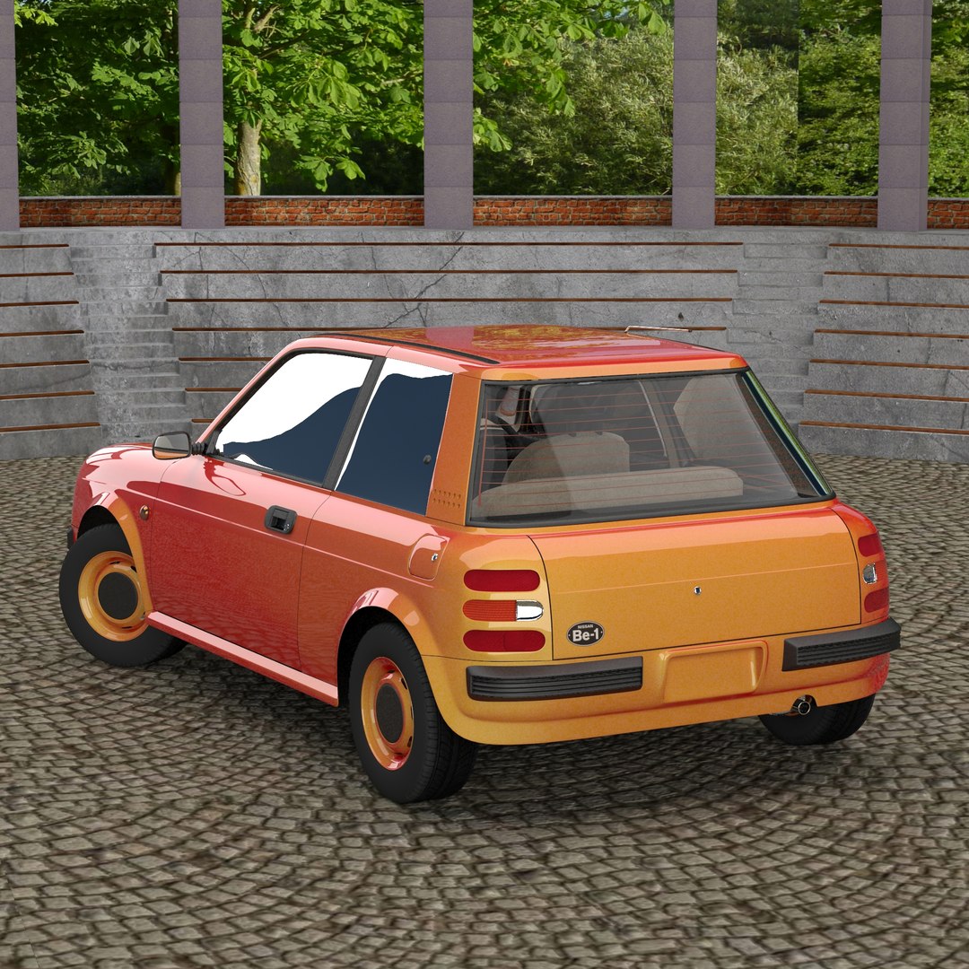 3d Model Nissan Be-1