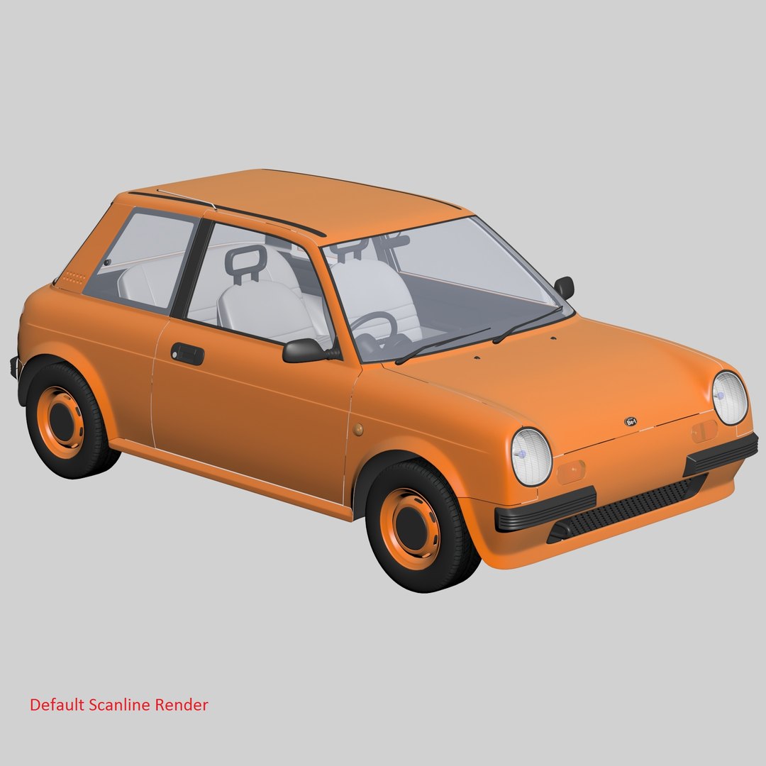 3d Model Nissan Be-1