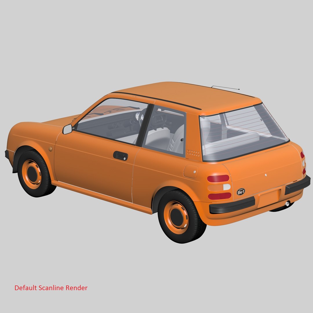 3d Model Nissan Be-1