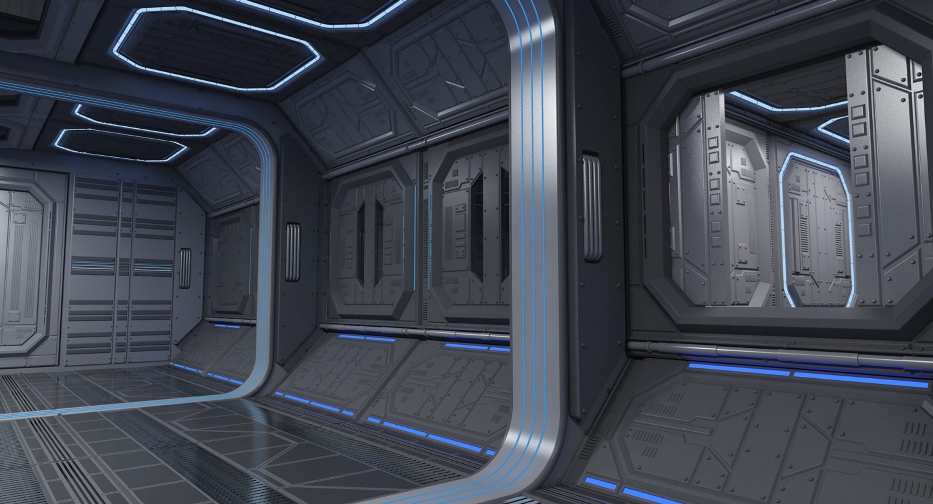 Max Sci-fi Interior Scene 2