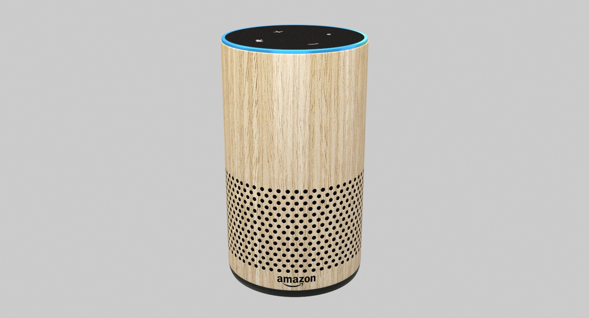3D Amazon Echo Oak New - TurboSquid 1266201