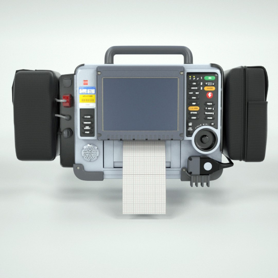 Defibrillator 3d Model