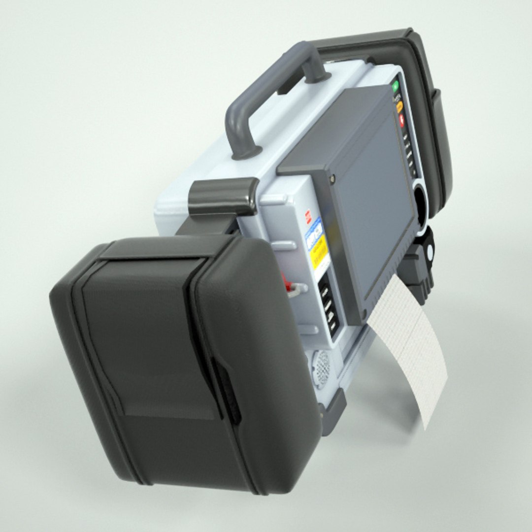 Defibrillator 3d Model