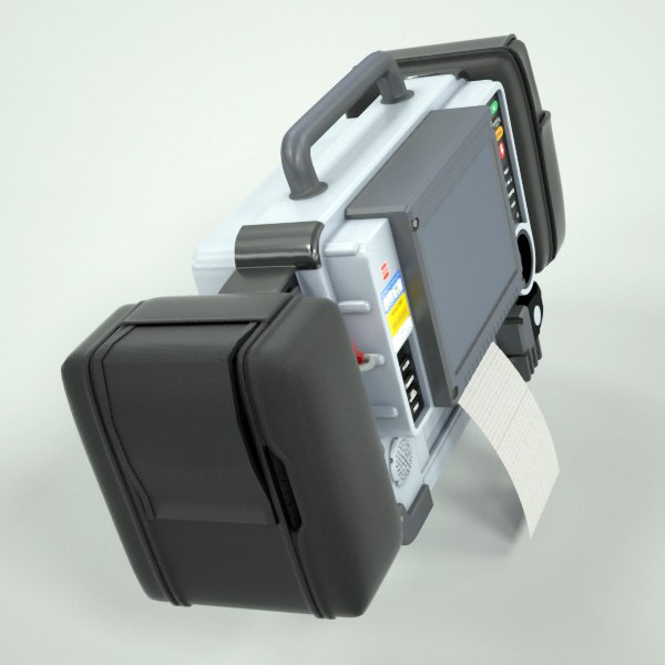 defibrillator 3d model