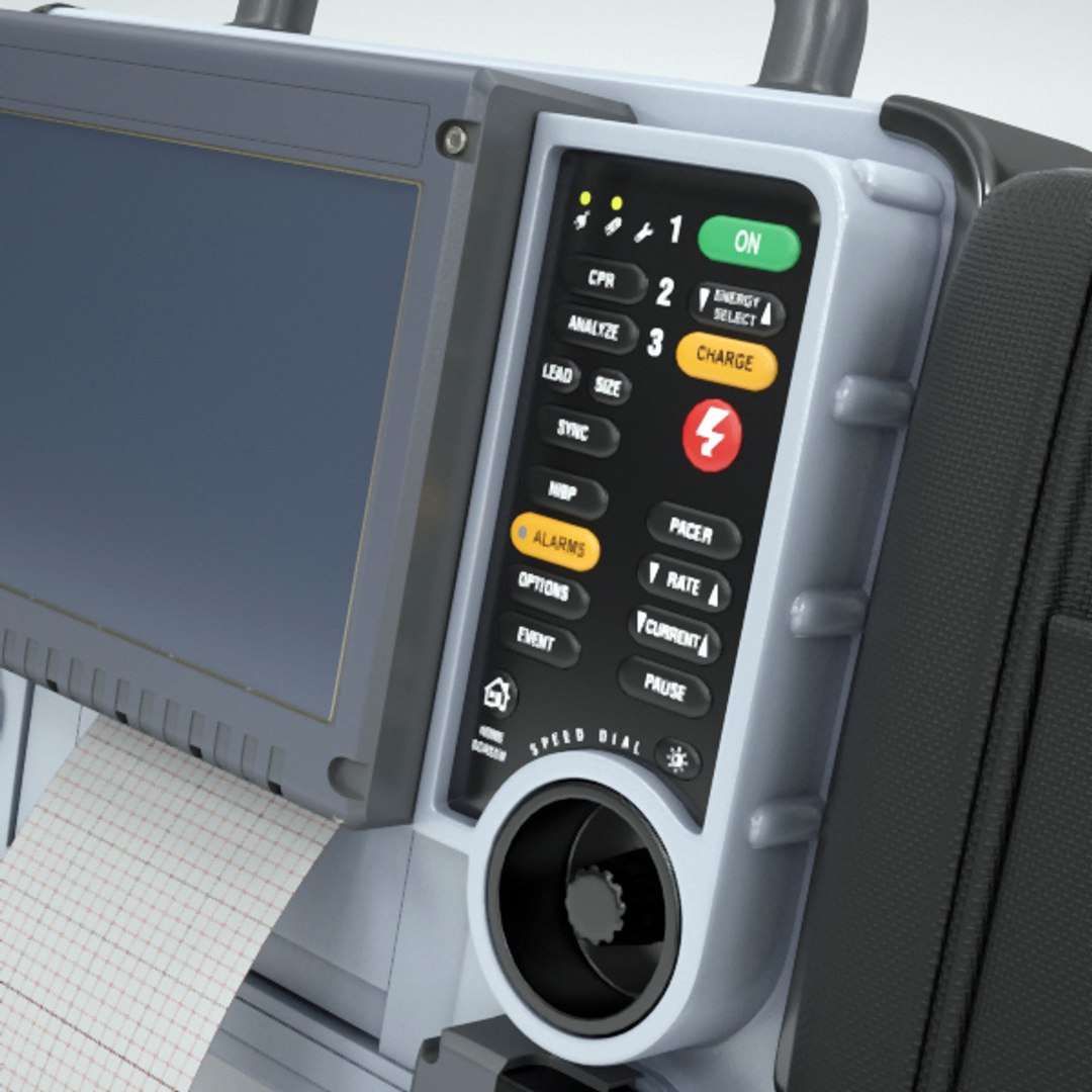Defibrillator 3d Model