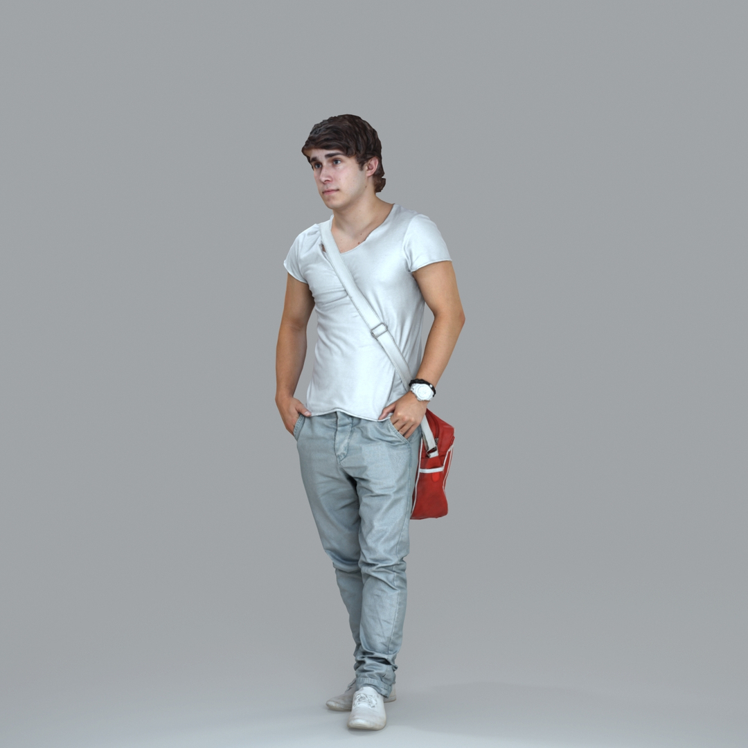 axyz normal human 3d max