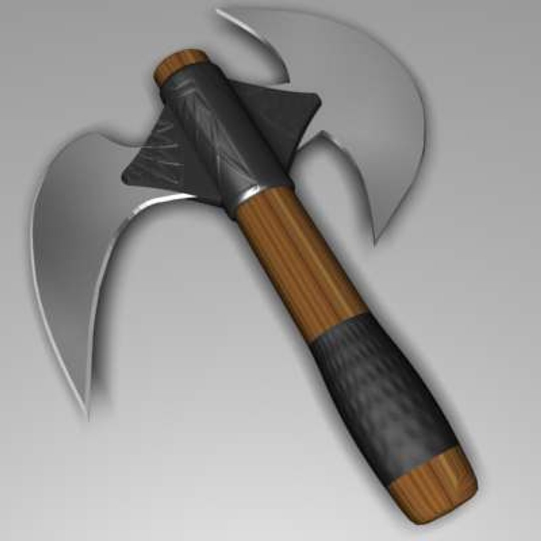 battle ax 3d max
