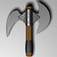 battle ax 3d max