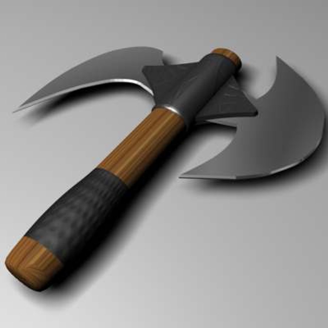 battle ax 3d max