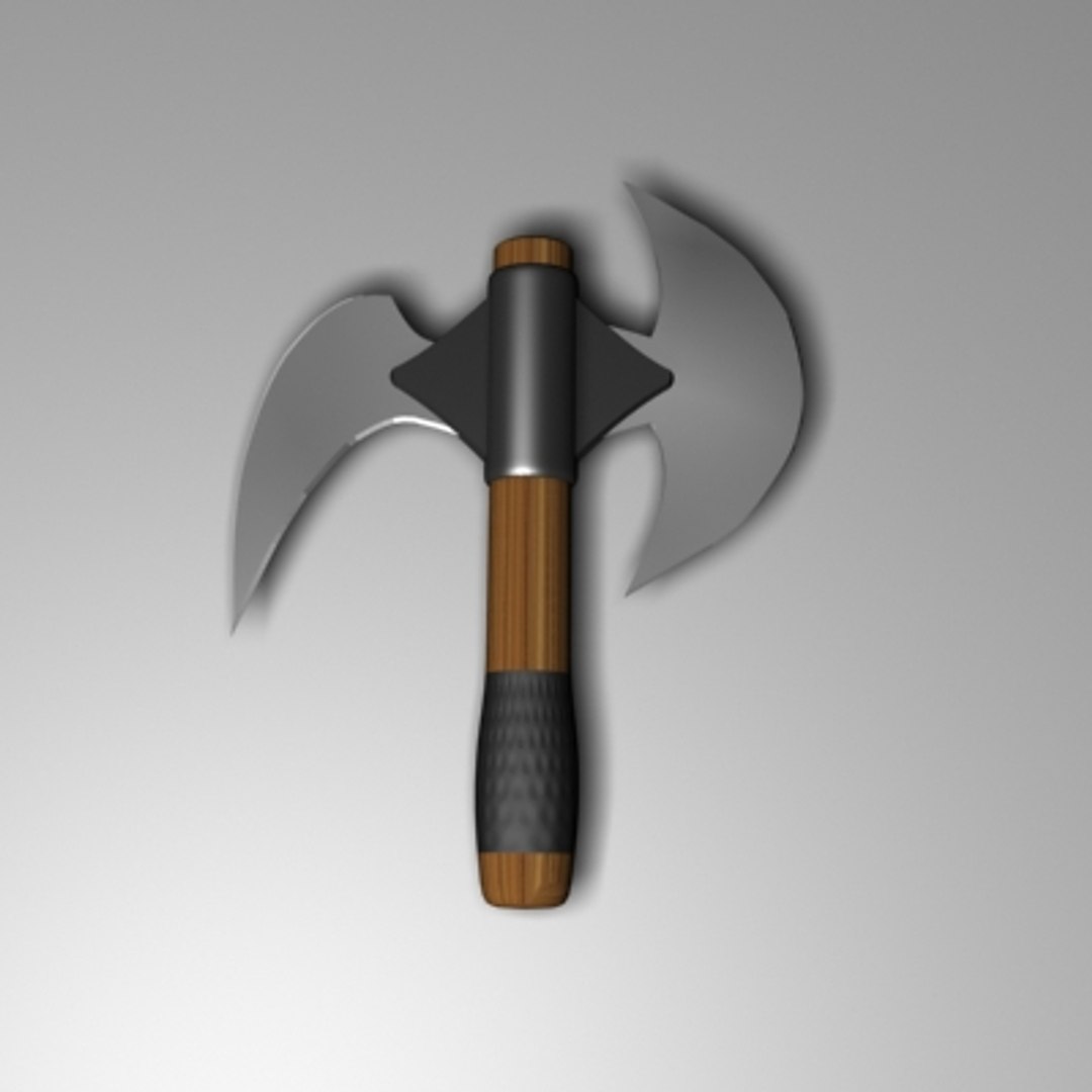 battle ax 3d max