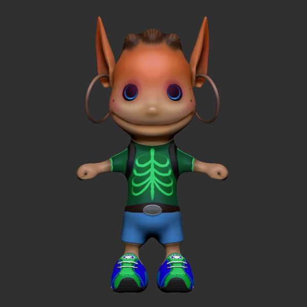 modelo 3d Corredor de carácter animal amistoso - TurboSquid 1334641