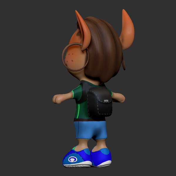 Animal friendly character games model - TurboSquid 1334641