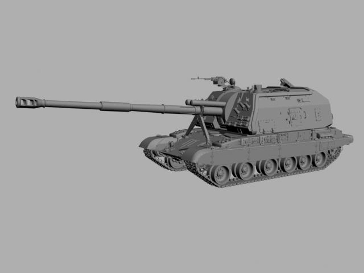 3ds Max Russian Mtsa Tank