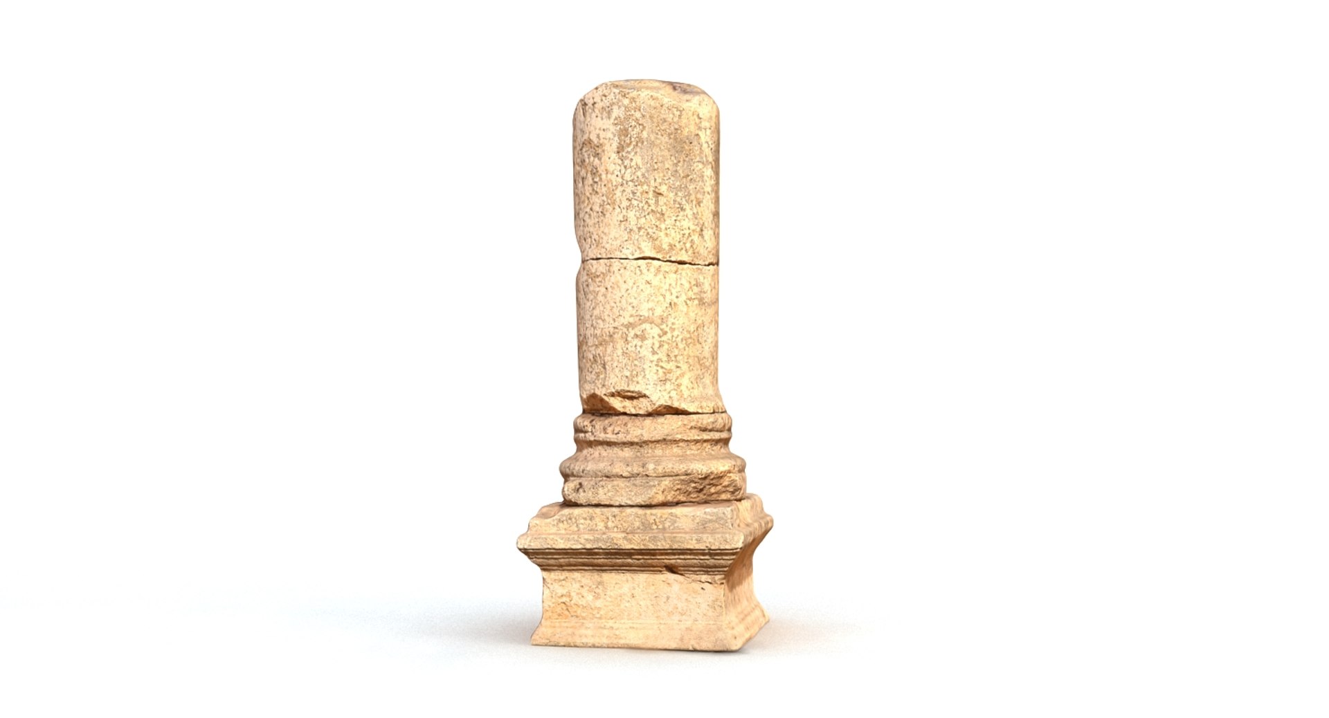 3d Model Column Ancient Roman