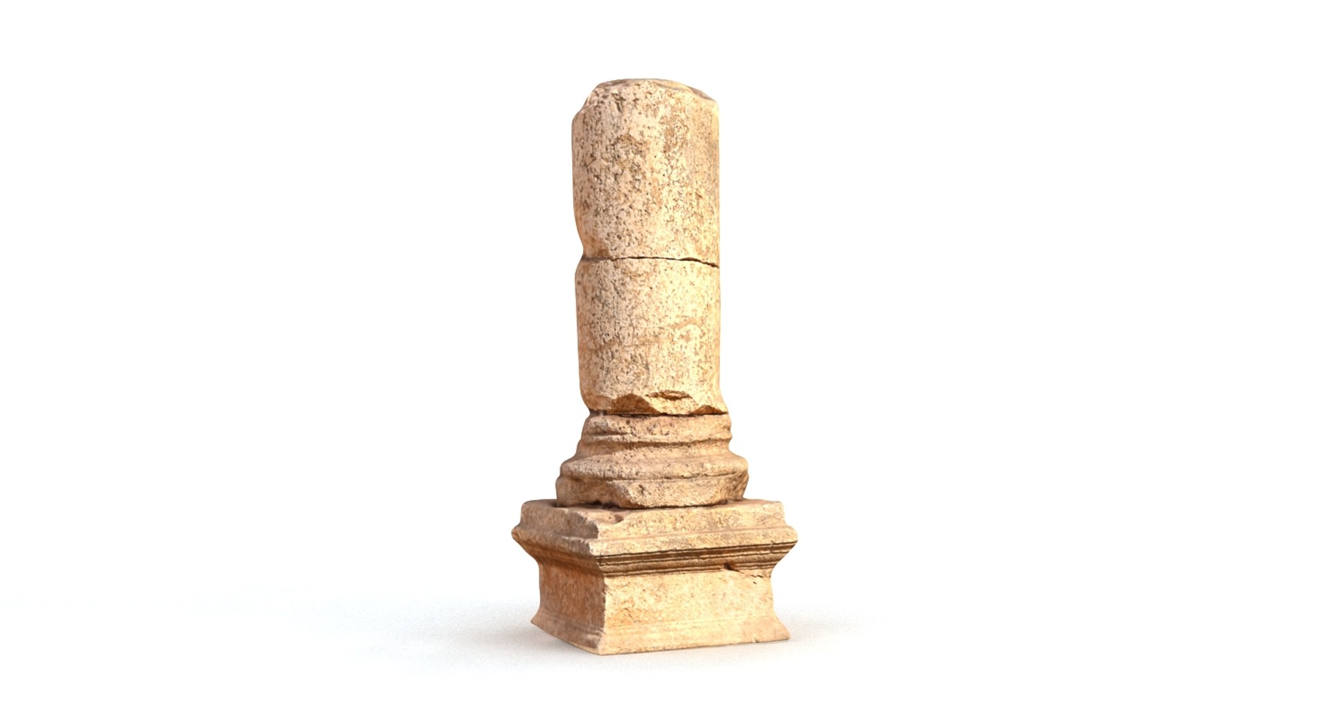 3d Model Column Ancient Roman