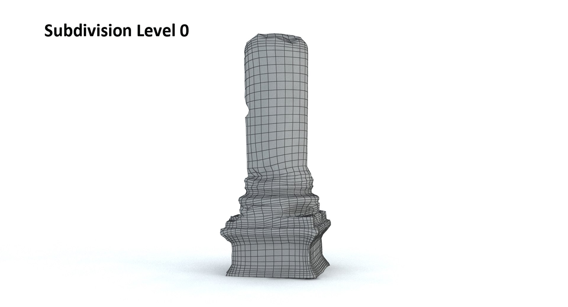 3d Model Column Ancient Roman