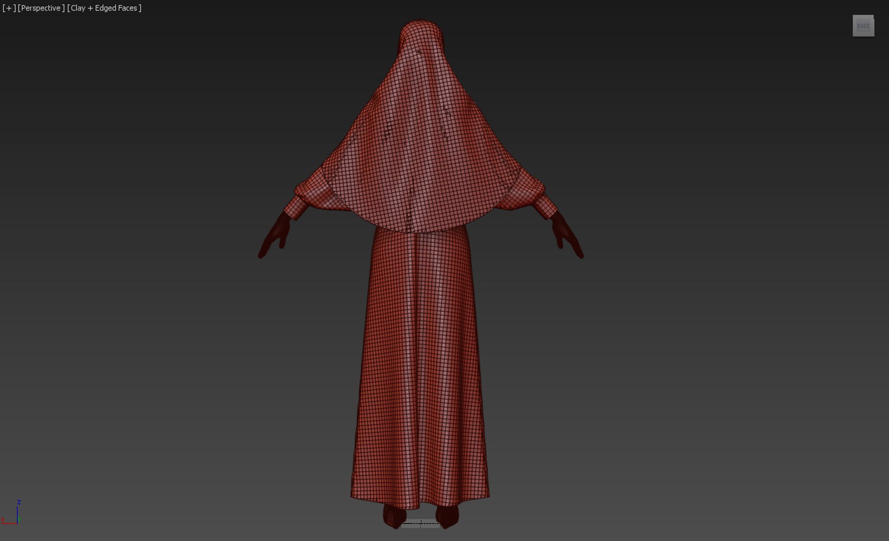 3D Clothing Arabic Abaya - TurboSquid 1596986