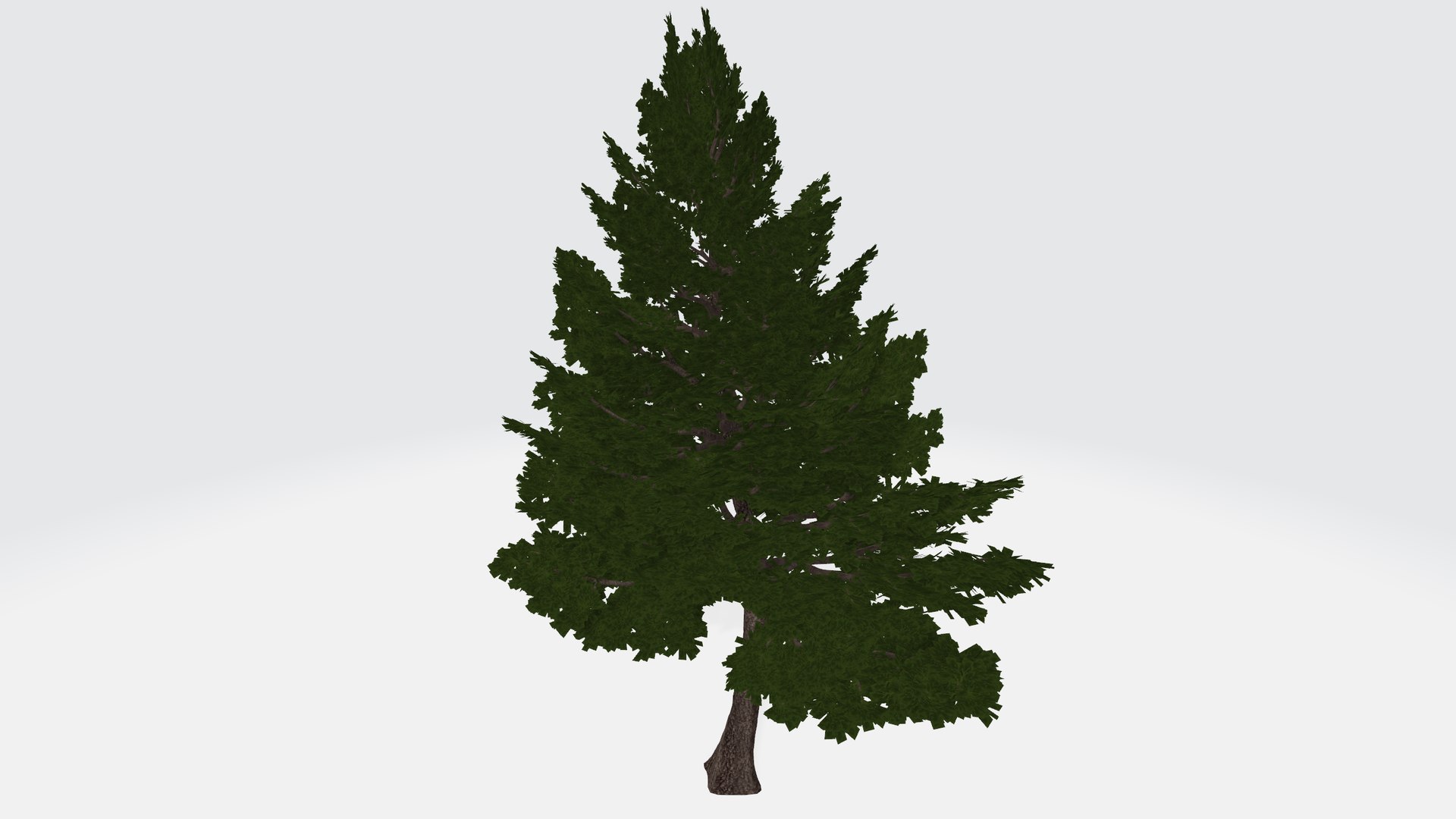 Leaning green tree 3D model - TurboSquid 1956179