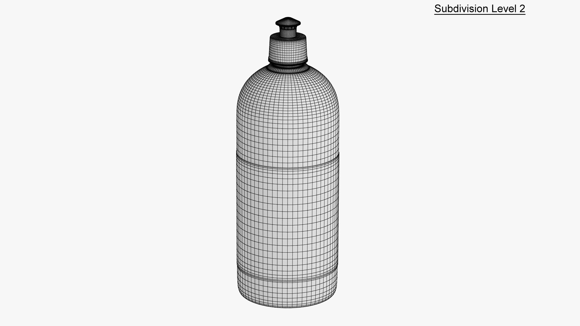 Bottle 1000 ml 3D - TurboSquid 1617145
